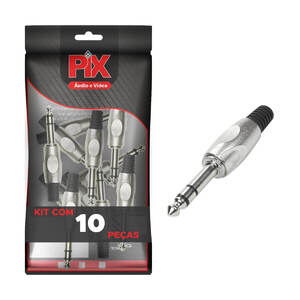 10x Plug P10 Estéreo Premium Profissional Série Soft | Leroy Merlin