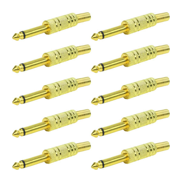 10x Plug P10 Mono Premium Profissional Série Classic Gold | Leroy Merlin
