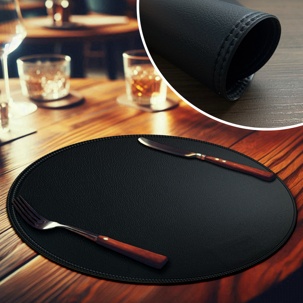 12 Jogo Americano Dupla Face Sousplat Lux Couro Pvc Lagoa Pt | Leroy Merlin