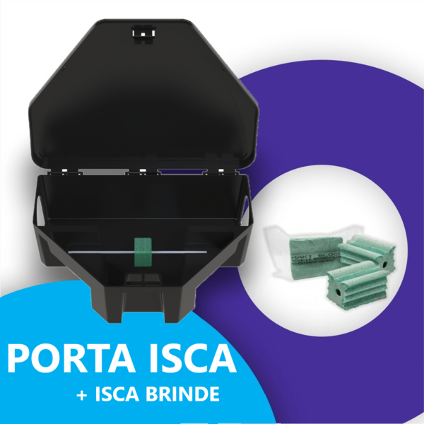 1 Porta Isca + 5 Blocos Parafinados Armadilha Para Rato 445-porta-isca ...