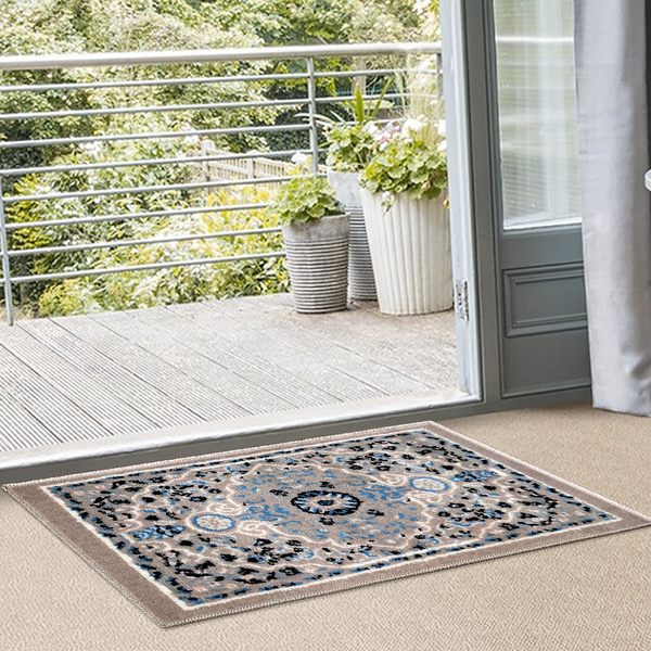 1 Tapete Antiderrapante Limpa Fácil Js Re Ate 50 X 80 Vr - M35ate Taupe Marfim Cinza Azul - Ren ...