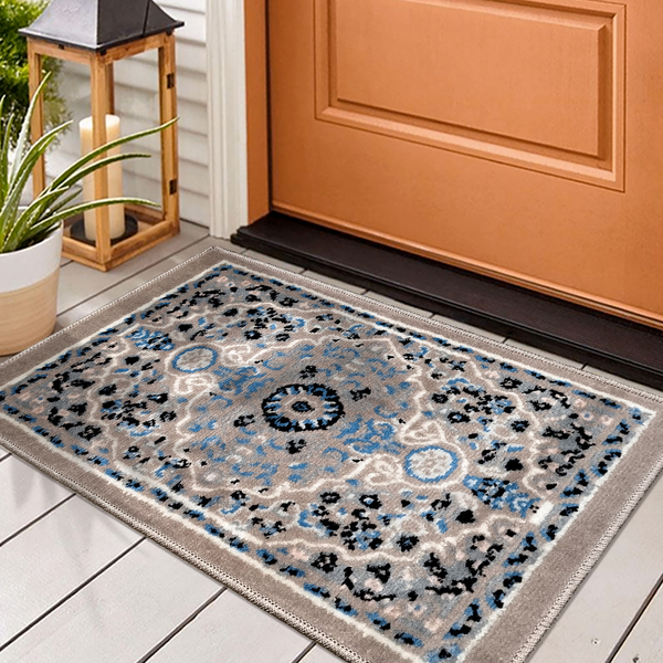 1 Tapete Porta Capacho Antiderrapante Js Re Ate 50 X 80 Vr - M35ate Taupe Marfim Cinza Azul ...