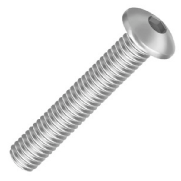 200 Pçs Parafuso Abaulado Allen Sext. Inox 304 M5 5 X 10mm | Leroy Merlin