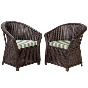 2 Poltronas Porto Rico De Área Varanda Trama Fechada Pedra Ferro A01 ...