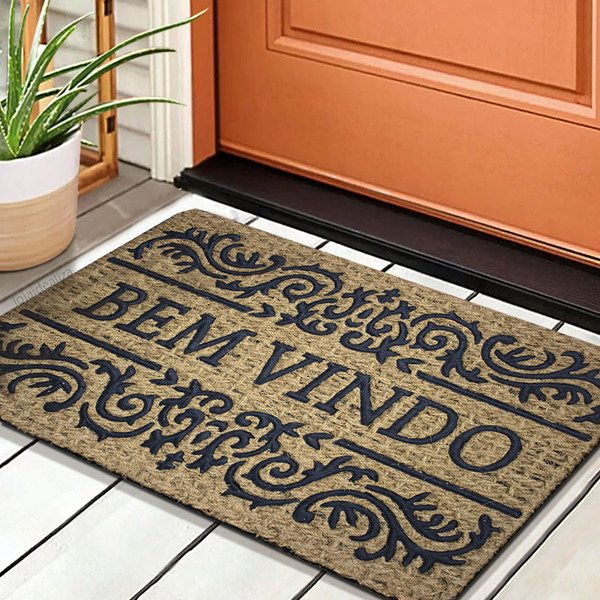 2 Tapete Porta Capacho Fibra Coco Antiderrapante 40x60 P2 | Leroy Merlin