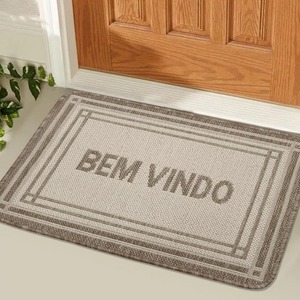 2 Tapete Porta Capacho Super Antiderrapante Fl1 Bvbg 45x67 | Black ...