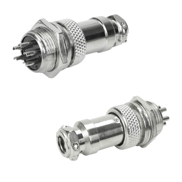 5x Conjunto Plug Conector Mike Kit Macho E Fêmea 5 Pinos | Leroy Merlin