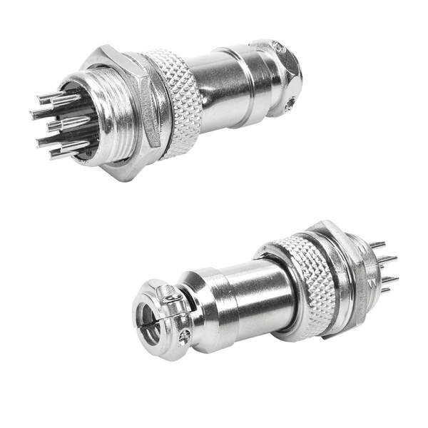 5x Conjunto Plug Conector Mike Kit Macho E Fêmea 8 Pinos | Leroy Merlin