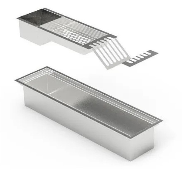 77 5 Cm Canal Umido Inox Equipado De Embutir Na Pia Americana | Leroy ...