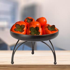 9 Caquis Artificiais Laranja 9x8cm - Composição De Arranjos Internos E ...