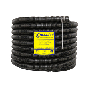 Conduíte Corrugado 1.1/4" 50Metros Preto Tuboline | Leroy Merlin