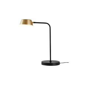 Abajur Nordecor Zavi Led Bivolt Dourado E Preto 3000k | Leroy Merlin
