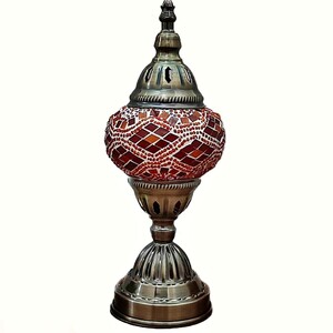 Abajur Turco Mosaico Vermelho | Leroy Merlin