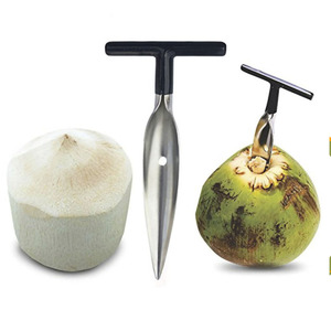 Abridor De Coco Perfurador Inox Com Cabo Preto | Leroy Merlin