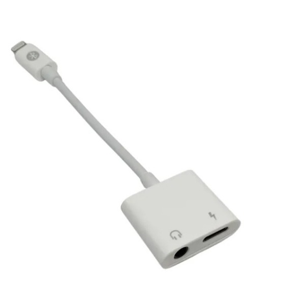 Adaptador Lightning Iphone E Ipad Cabo Carregador + P2 Carrega Com O ...