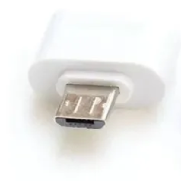 Adaptador Otg Usb X V8 Micro Usb Para Smartphones Branco | Leroy Merlin
