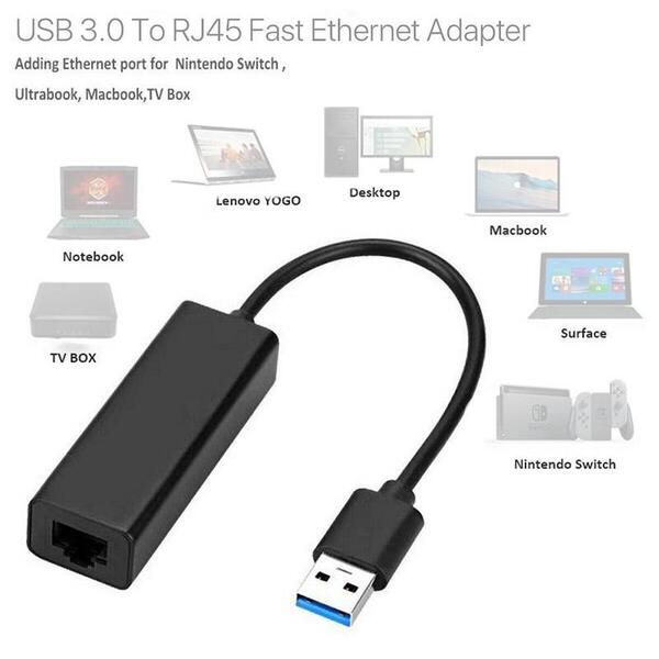 Adaptador Rj45 Usb 3.0 Lan Para Computador PC | Leroy Merlin