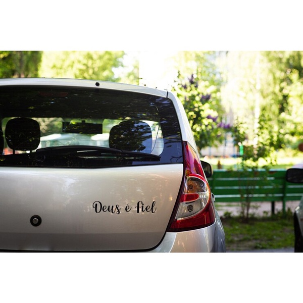 Adesivo De Carro Deus É Fiel Mod01 | Leroy Merlin