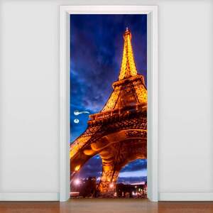 Adesivo De Porta Paisagens Torre Eiffel-63x210cm | Leroy Merlin