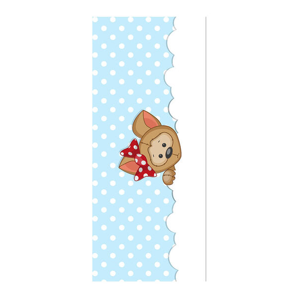 Adesivo Decorativo De Porta - Cachorro - Azul - Infantil - 2637cnpt ...
