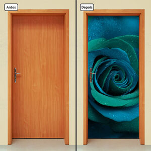 Adesivo Decorativo De Porta - Rosa - Flor - 381cnpt | Leroy Merlin