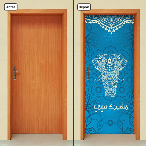Adesivo Decorativo De Porta - Yoga - 703cnpt | Leroy Merlin