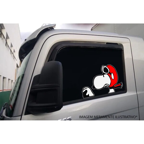 Adesivo Para Carro Snoopy Dirigindo | Leroy Merlin