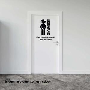 Adesivo Para Porta Gamer Personalizado Gamer Personalizado:35 X 40 Cm ...