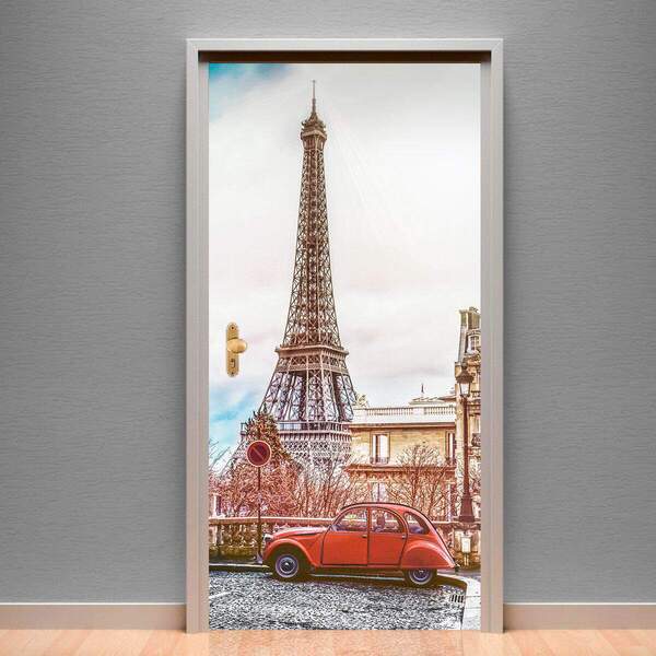 Adesivo Para Porta Paisagem 47 Torre Eiffel -63x210cm | Leroy Merlin