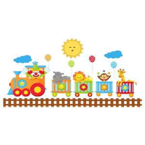 Adesivo Parede Infantil Baby Circo Safari | Leroy Merlin