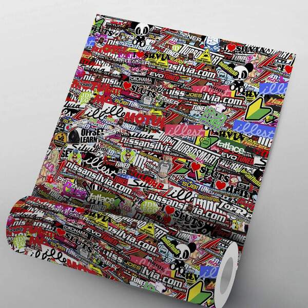 Adesivos Sticker Bomb Mod - 02-m 100x100cm | Leroy Merlin