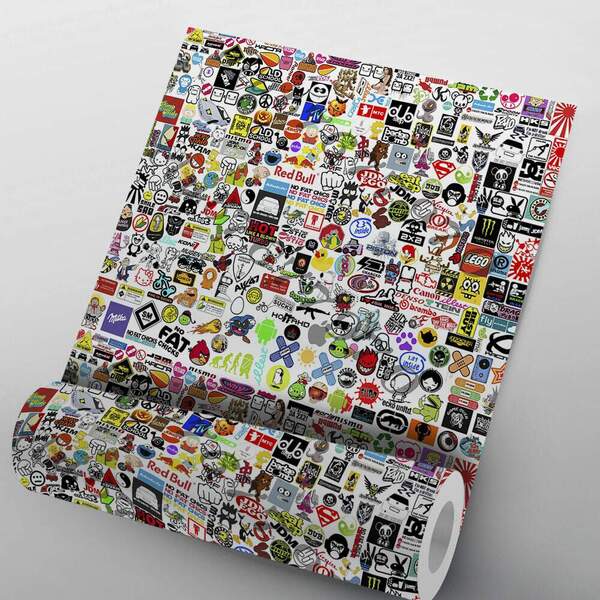 Adesivos Sticker Bomb Mod - 20-m 100x100cm | Black Friday Leroy Merlin
