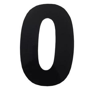 Algarismo Grande 0 Numeral 185mm Preto 685-0 | Leroy Merlin