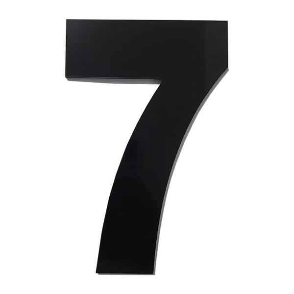 Algarismo Grande 7 Numeral 185mm Preto 685 7 Leroy Merlin