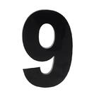 Algarismo Grande 9 Numeral 185mm Preto 685-9 | Leroy Merlin