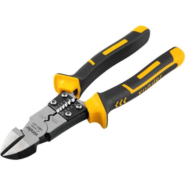Alicate Corte Diagonal 8" Para Eletricista Multifunção Com Isolação Até ...