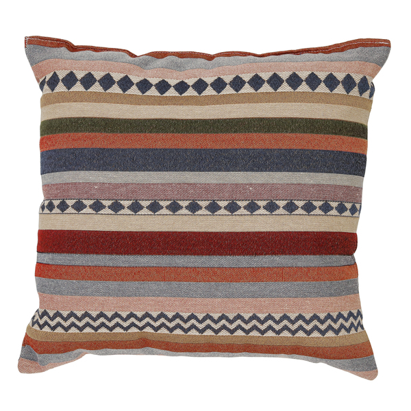 Almofada Quadrada Dupla Face Kilim Algodão Colorida 43x43cm Jacquard ...