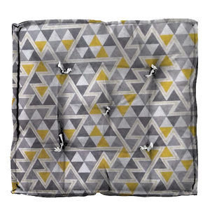 Almofada Futton Turco Wendy 42x42cm Triangulos Amarelo | Leroy Merlin