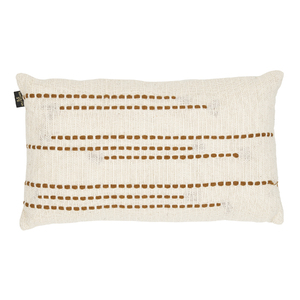 Almofada Lecce Cru/Chocolate 30x50cm | Leroy Merlin