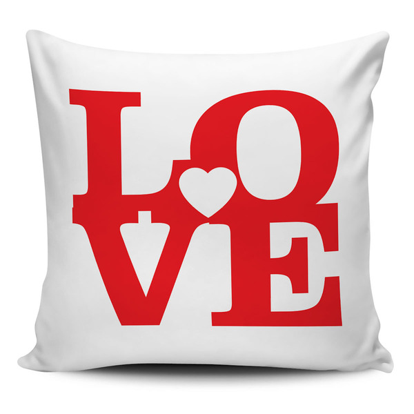 Almofada Love Branca 45x45cm Com Enchimento - Pano E Arte | Leroy Merlin