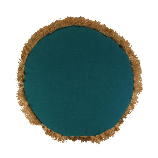 Almofada Redonda Com Franjas - A\casa | Leroy Merlin