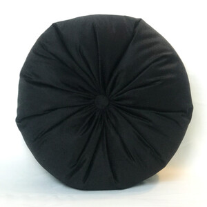 Almofada Redonda Retrô Preta | Leroy Merlin