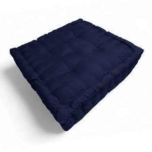 Almofada Turca Futon Cadeiras Bancos Áreas 60x60 Cm Azul Marinho ...