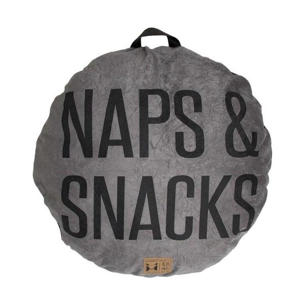 Almofadão Naps Snacks Cinza | Leroy Merlin