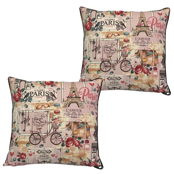 Almofadas Cheias Para Sofá Impermeável Paris Kit 2 45cmx45cm | Leroy Merlin