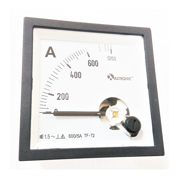 Amperímetro Analógico Embutir 72x72mm 600/5a Medição Indireta | Leroy ...