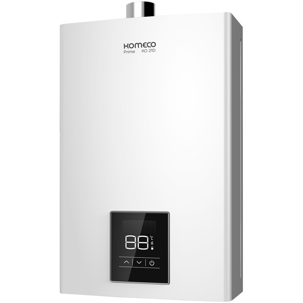Aquecedor De Água A Gás Komeco 21 Litros Ko 21d Prime Gn Inox Branco ...