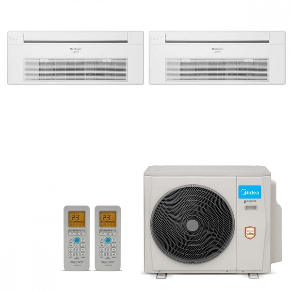 Ar Condicionado Multi Split Cassete Inverter Midea 18000 Btus (2x 9000 ...