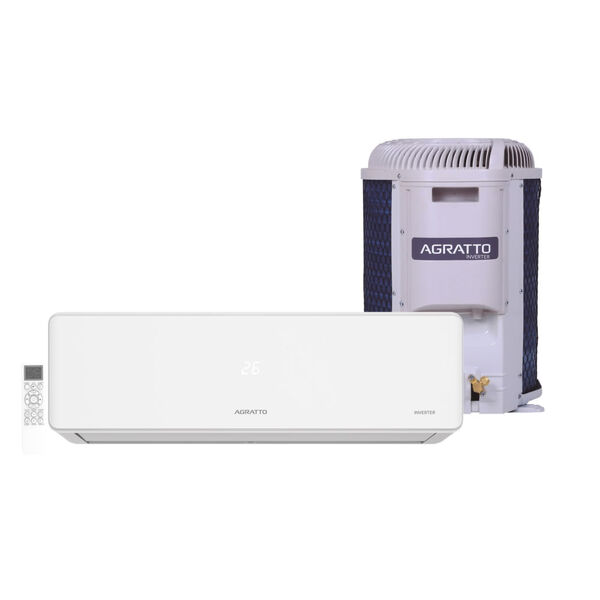 Ar Condicionado Split Hi Wall Inverter Agratto 12000 Btu/h Frio Fit Top ...