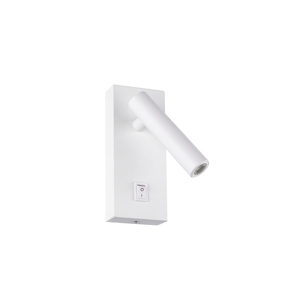 Arandela Astraled Bennett Led Com Interruptor Bivolt Branco Ad-4054 ...